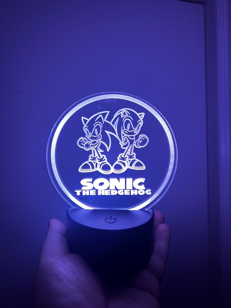 Sonic the Hedgehog LED Nightlight - Etsy
