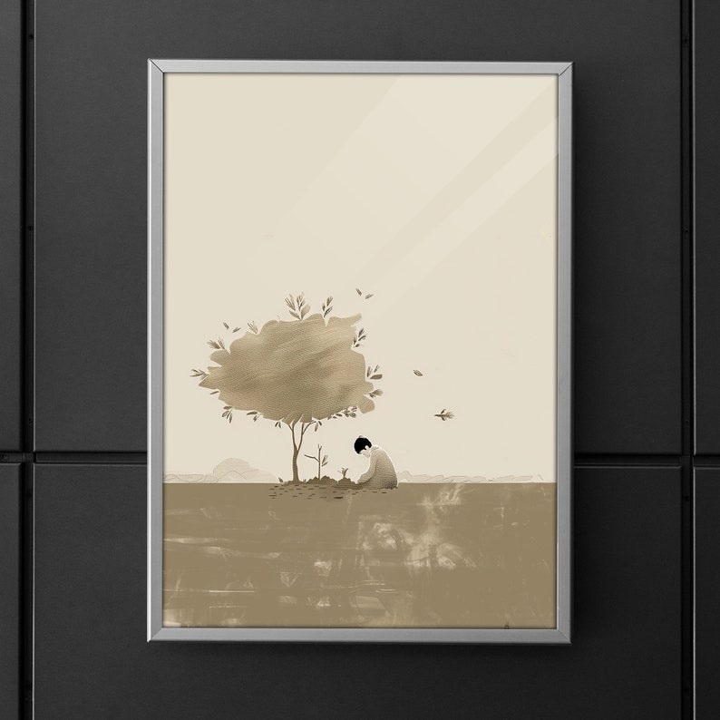 Parable of the Mustard Seed Canvas or Poster Christian Wall Art, Bible ...