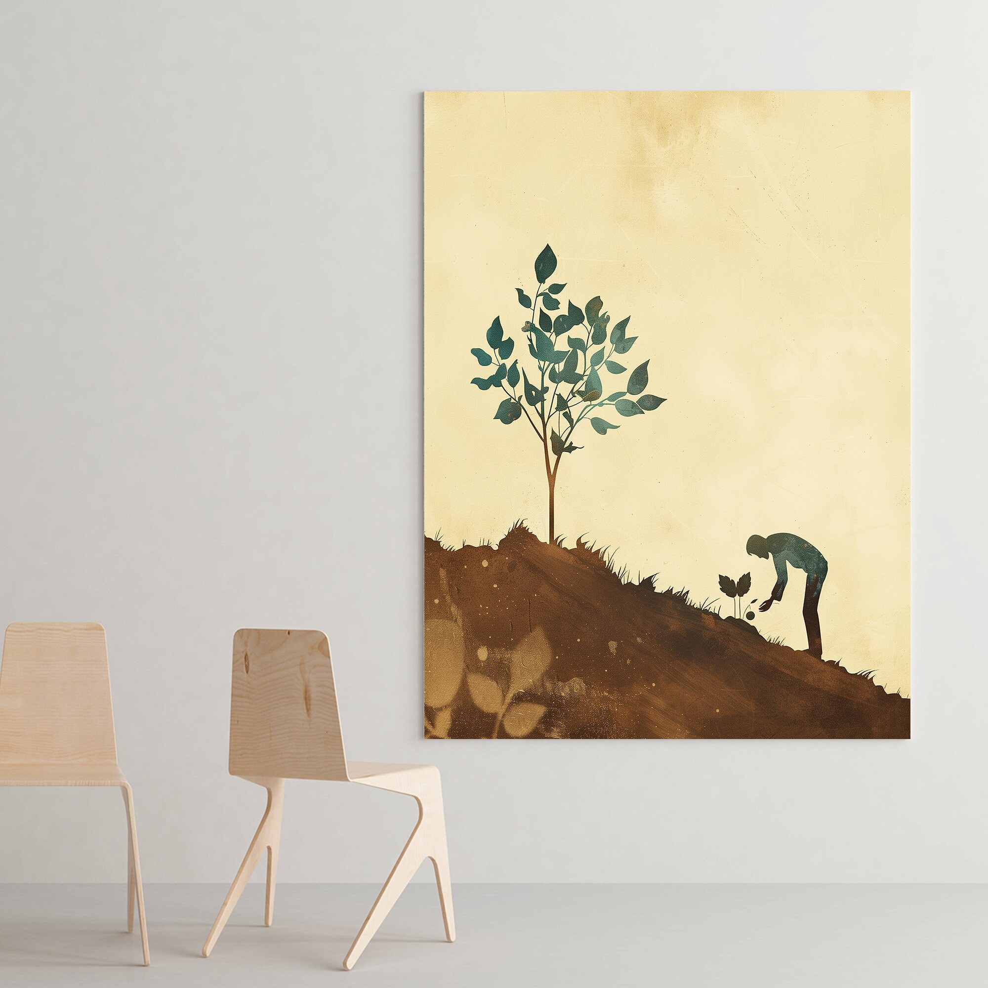Parable of the Mustard Seed Canvas or Poster Christian Wall Art, Bible ...