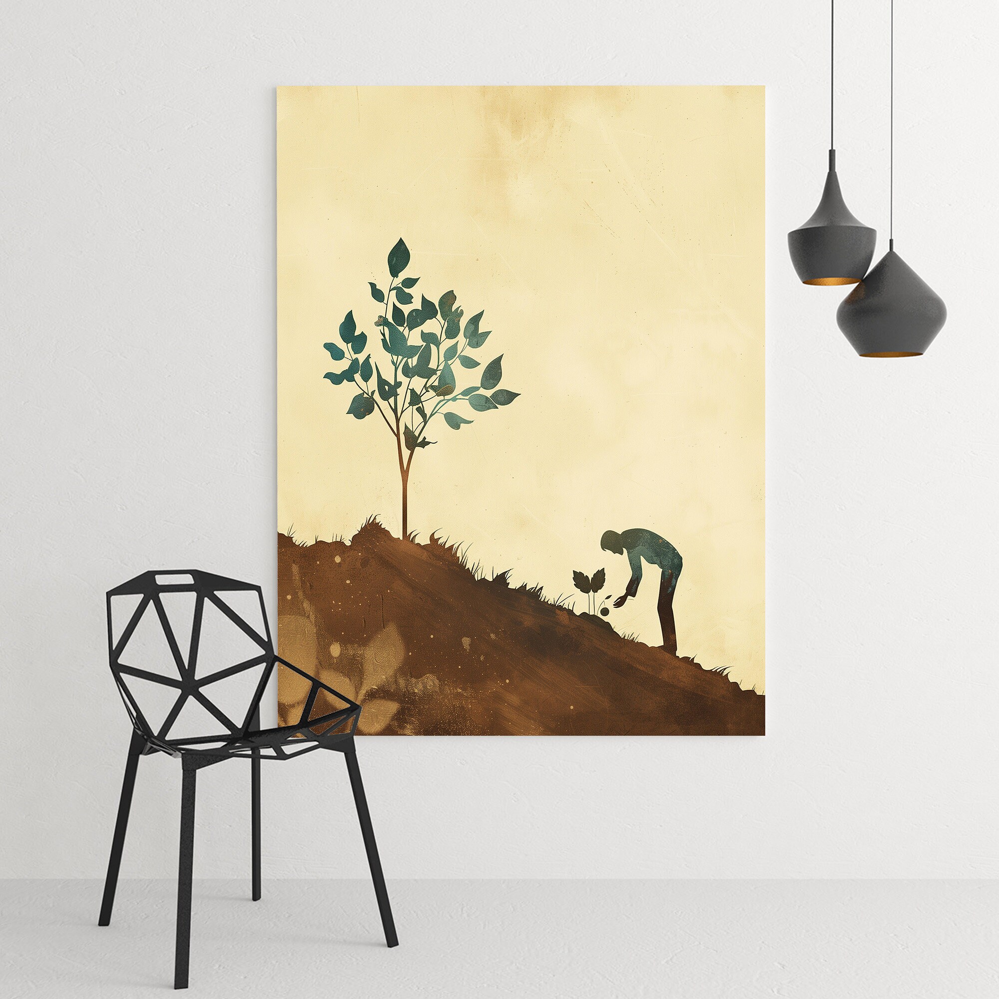Parable of the Mustard Seed Canvas or Poster Christian Wall Art, Bible ...