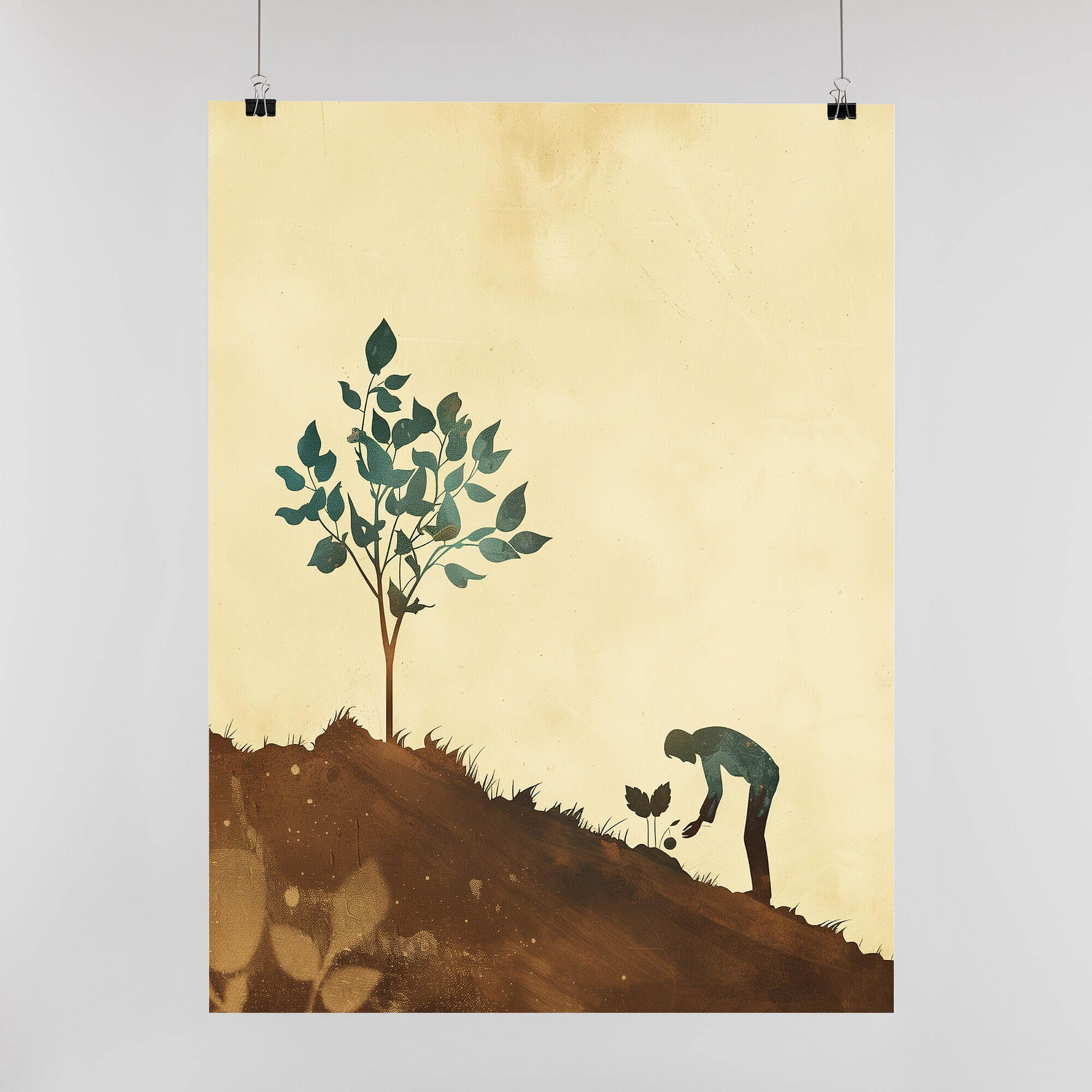 Parable of the Mustard Seed Canvas or Poster Christian Wall Art, Bible ...