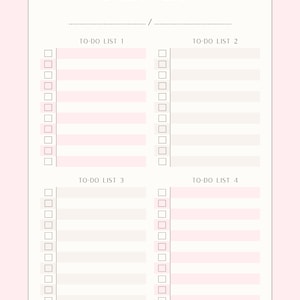 To Do List, Check List, Digital Download List, Digital Check List - Etsy