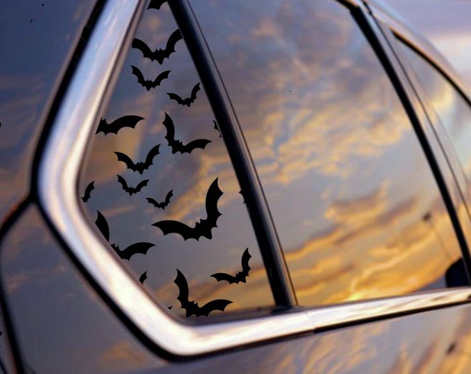 BATS Quarter Window Vinyl Decal (2 Sheets) - Etsy