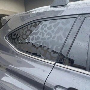 Quarter Window Decal Leopard Print Cheetah Print Black - Etsy