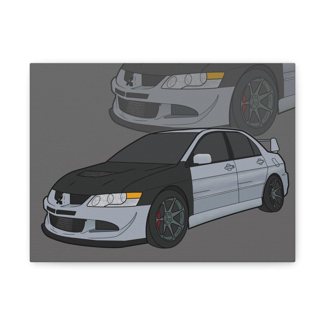 Custom Car Drawing- Matte Canvas, Stretched, 1.25" - Etsy