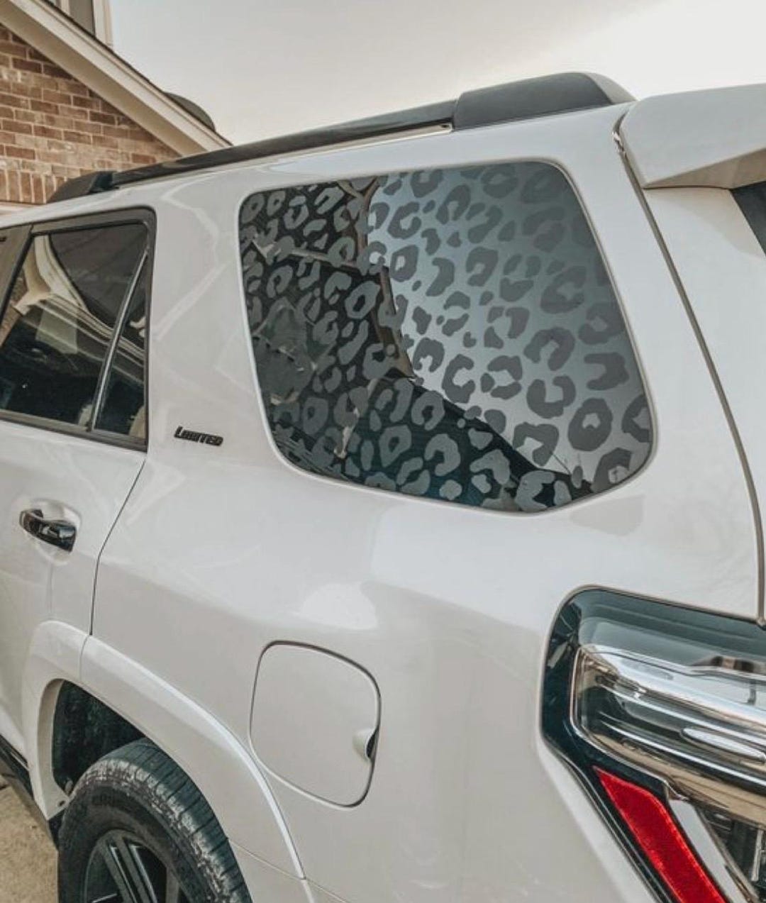 Quarter Window Decal Leopard Print Cheetah Print Black - Etsy