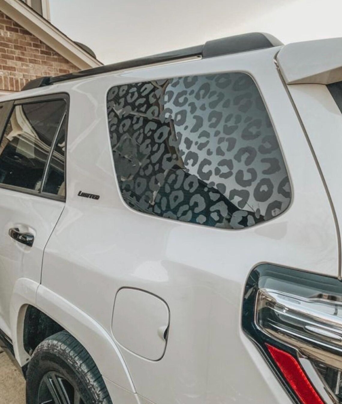 Quarter Window Decal Leopard Print Cheetah Print Black - Etsy