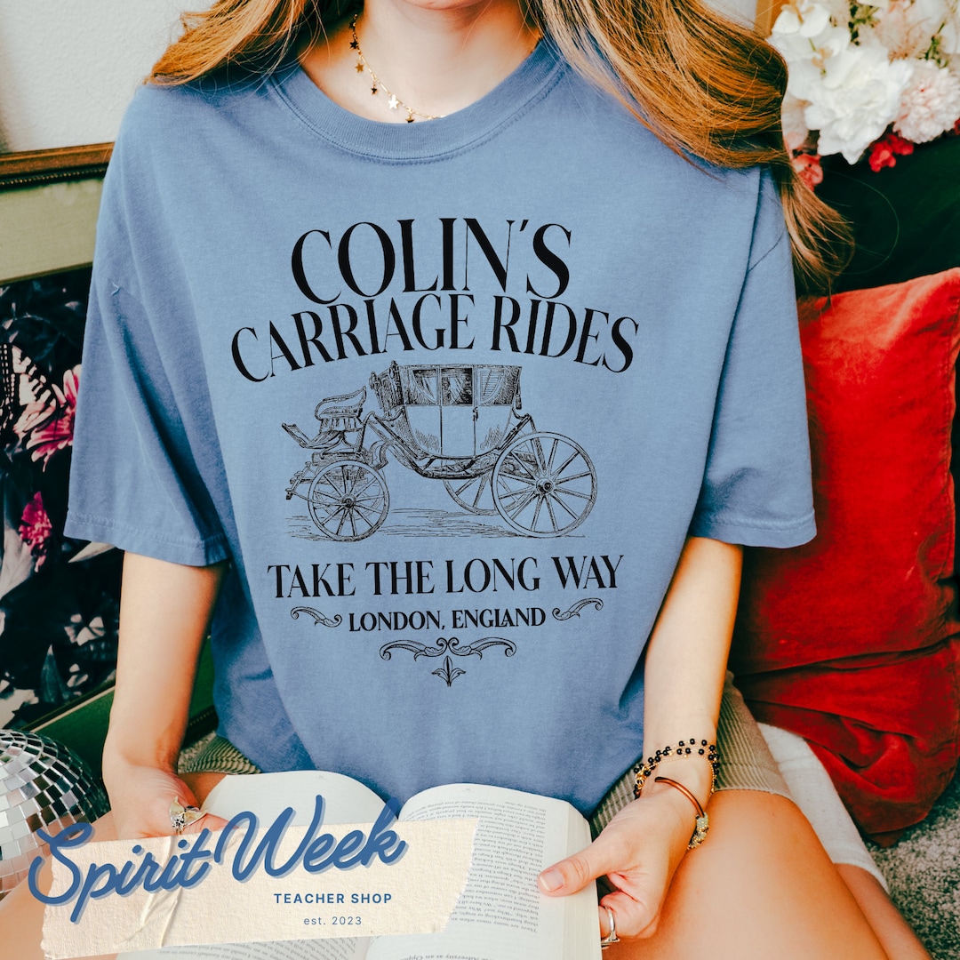 Penelope and Colin Carriage Scene Shirt, Bridgerton Polin Season ...
