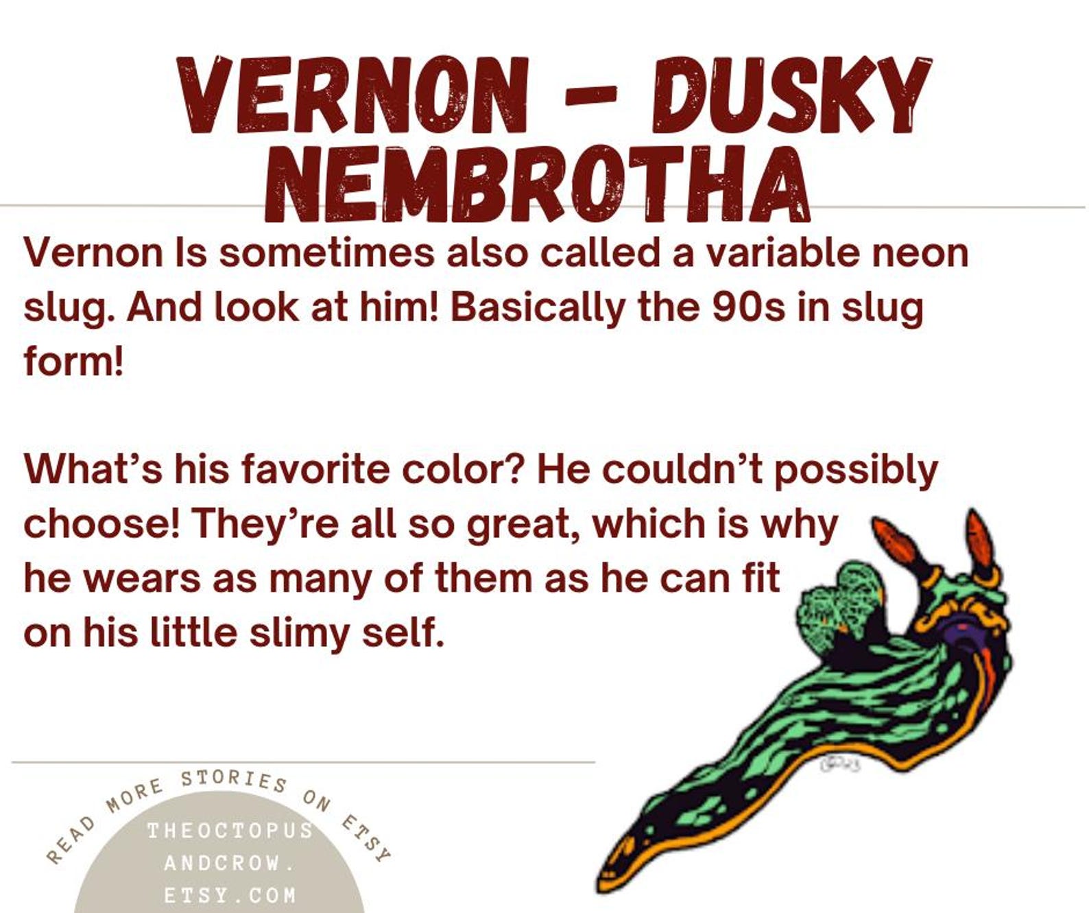 Green Sea Slug, Nudibranch Sticker | Dishwasher-safe, Fade-proof Vinyl ...