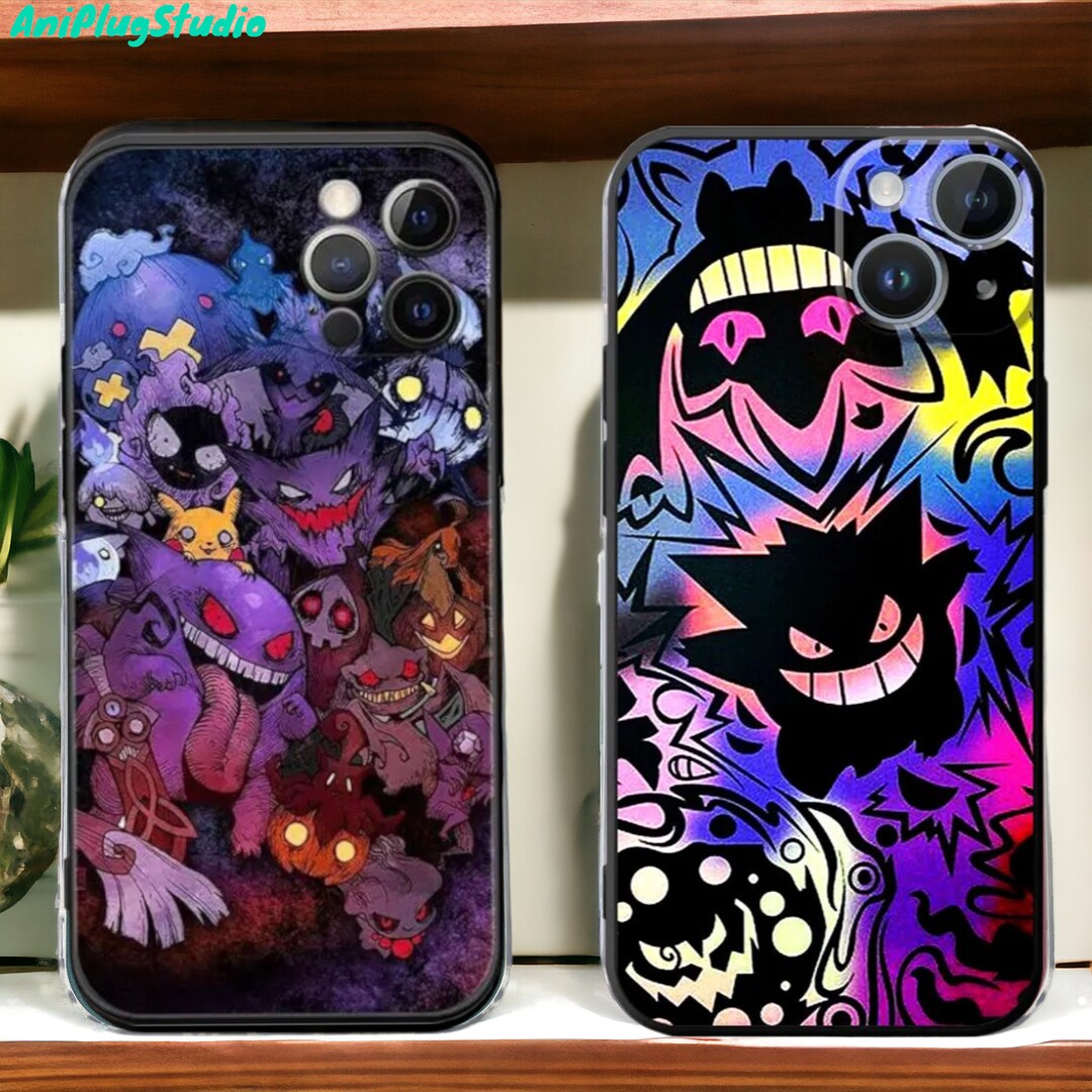 Japanese Cartoon Phone Case-anime Phone Case,cartoon Phone Case,gengar ...