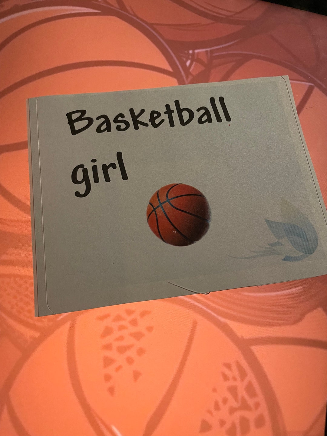 Basketball Girl Sticker - Etsy