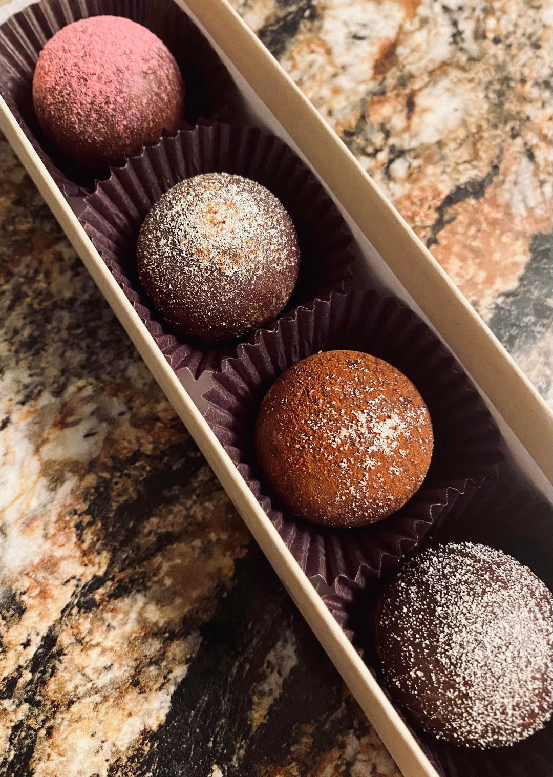 Fall Harvest Collection Handcrafted Dark Chocolate Truffles - Etsy