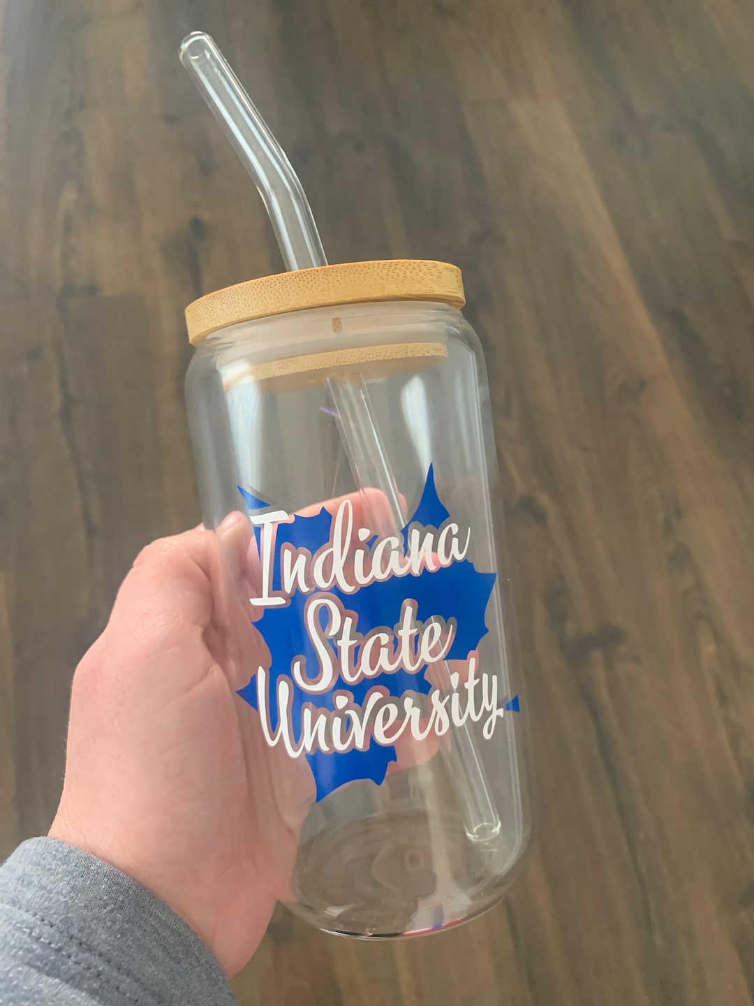 Indiana State University Custom Beer Can Glass, Isu, Sycamores, College ...