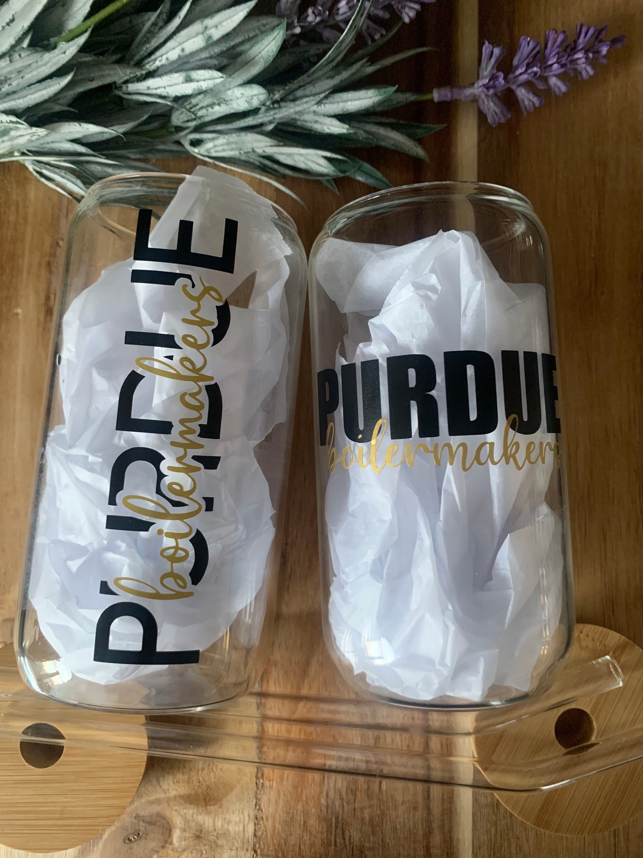 Purdue University Custom Beer Can Glass, Purdue Boilermakers Glass ...