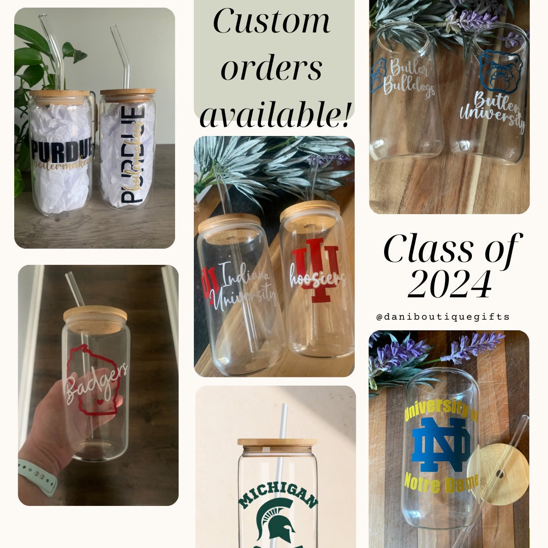 Purdue University Custom Beer Can Glass, Purdue Boilermakers Glass ...