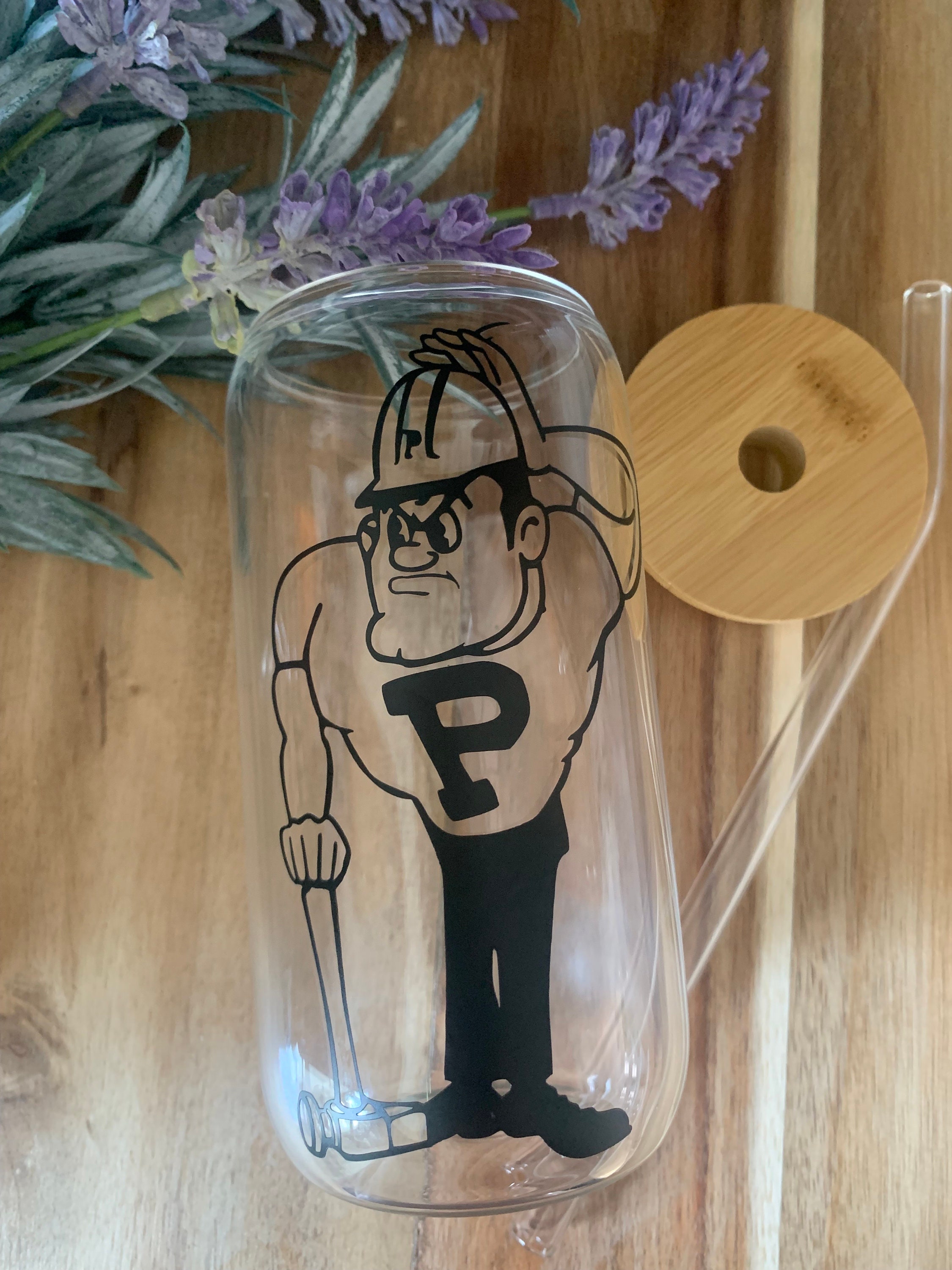 Purdue University Custom Beer Can Glass, Purdue Boilermakers Glass ...