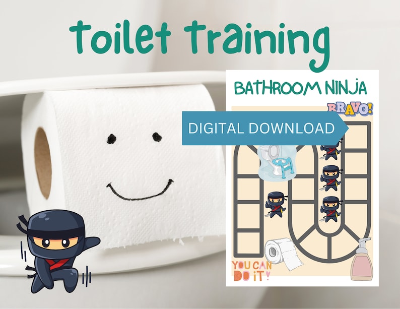 Bathroom Ninja | Potty Training, Toilet Training, Potty Training Reward ...