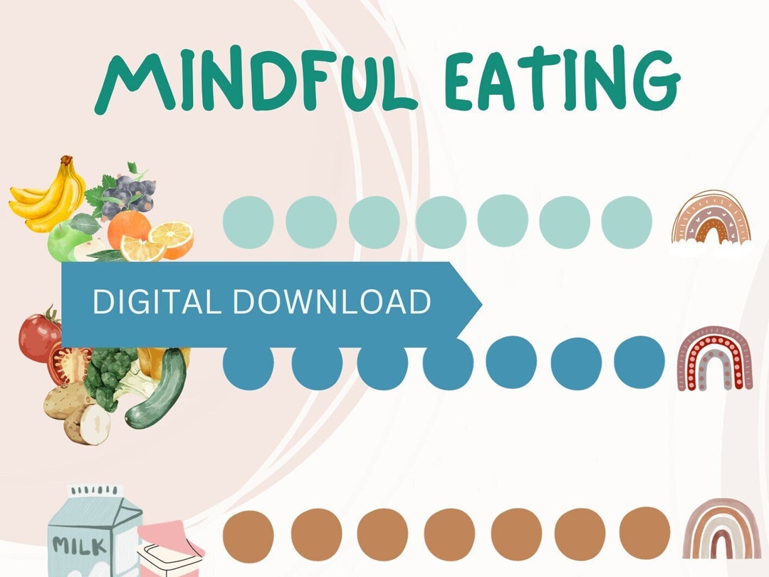 Healthy Eating | Mindful Eating Littles, Food Sticker Reward Chart ...