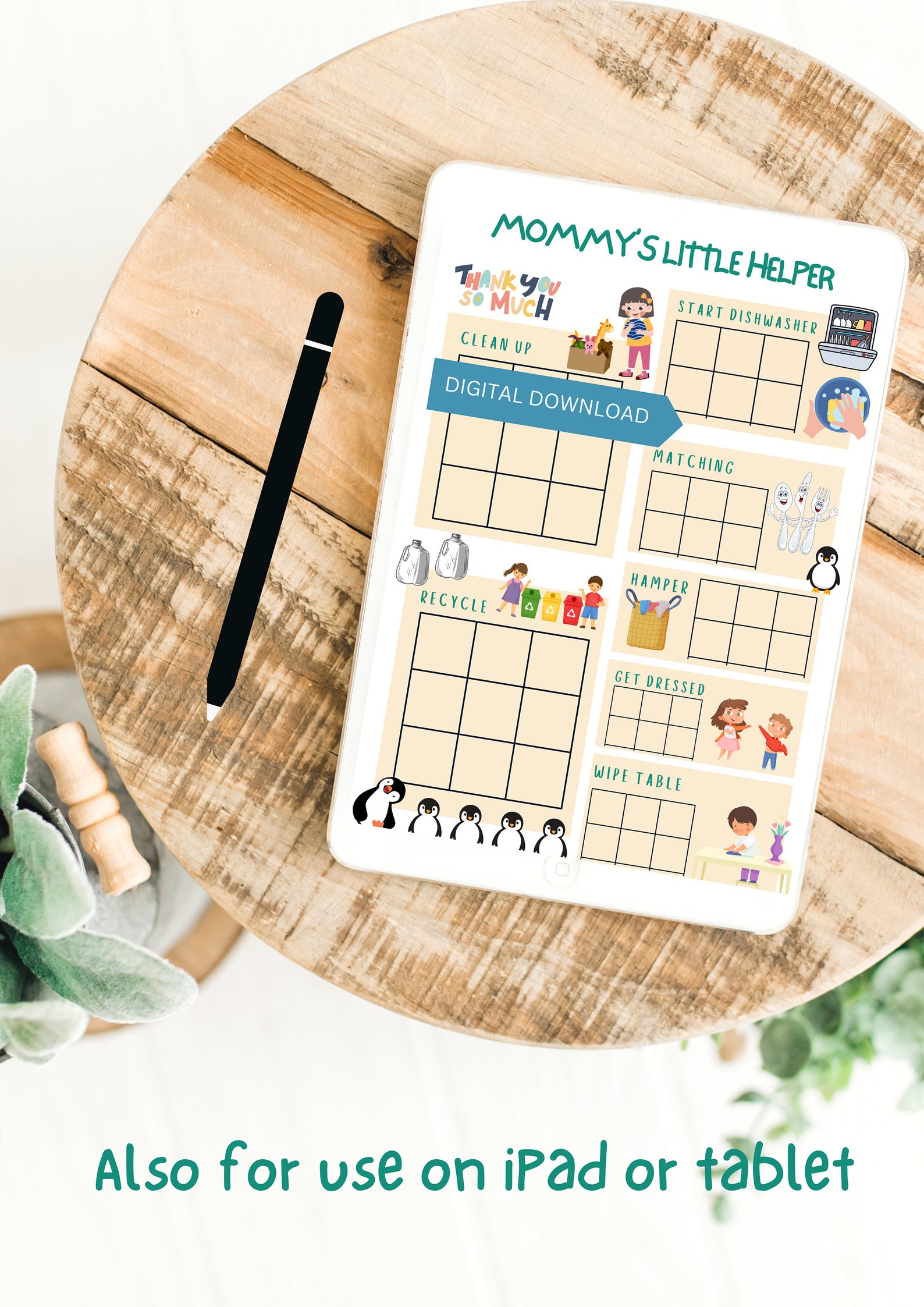 Little Helper | Chore Chart, Sticker Reward Chart, Household Routines ...