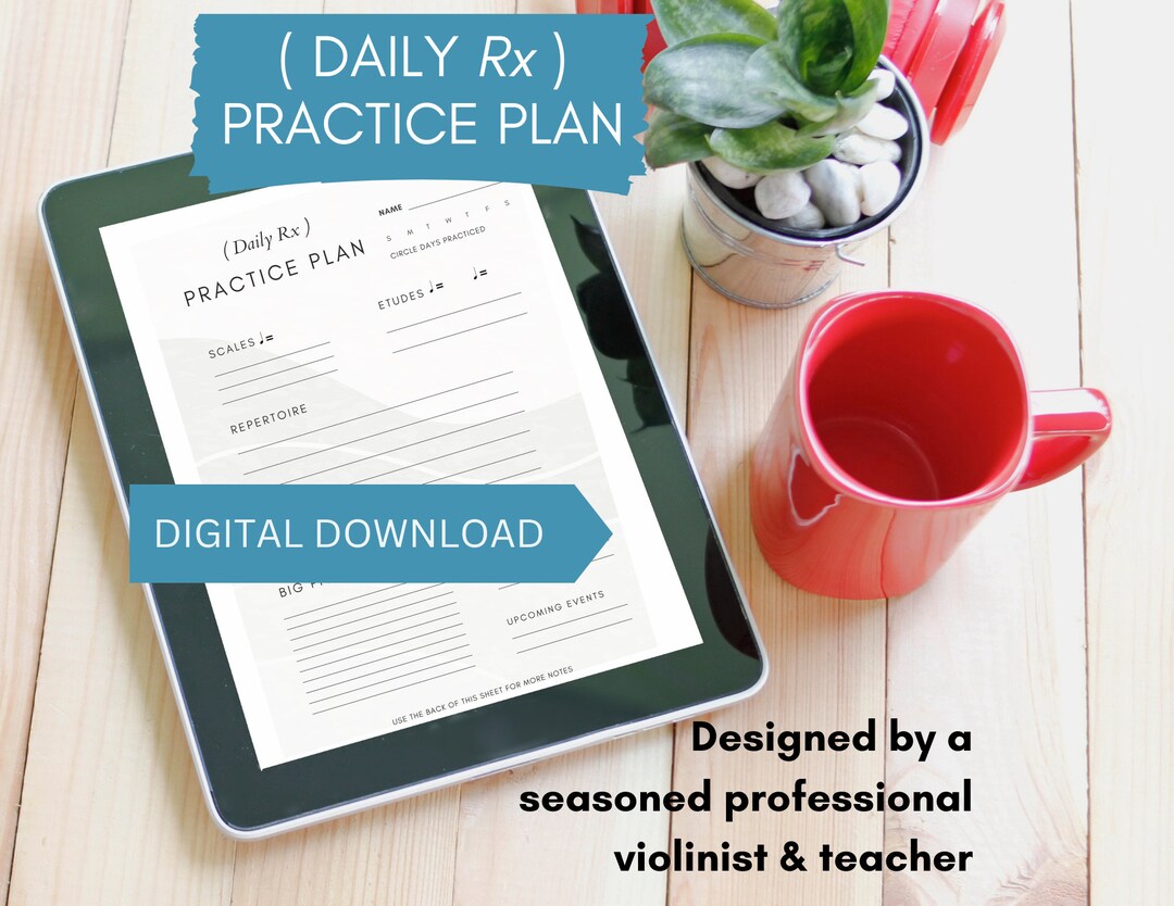 Music Practice Sheet | Digital Download | Music Teacher, Music Students ...