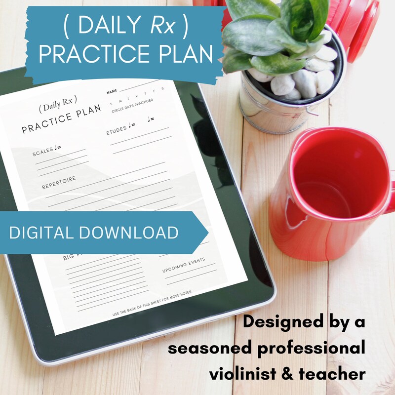 Violin Planner - Etsy