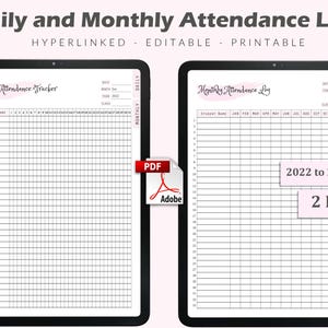 Monthly Attendance Log,attendance Log Sheet,daily Attendance Log ...