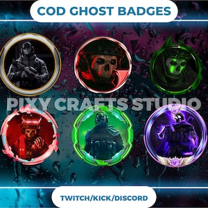 C-O-D Ghost Sub Badges | Anime-inspired Sub Badges | Featuring War ...