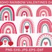 Rainbow Valentine Svg, Rainbow Valentine Png, Rainbow Valentine Clipart ...