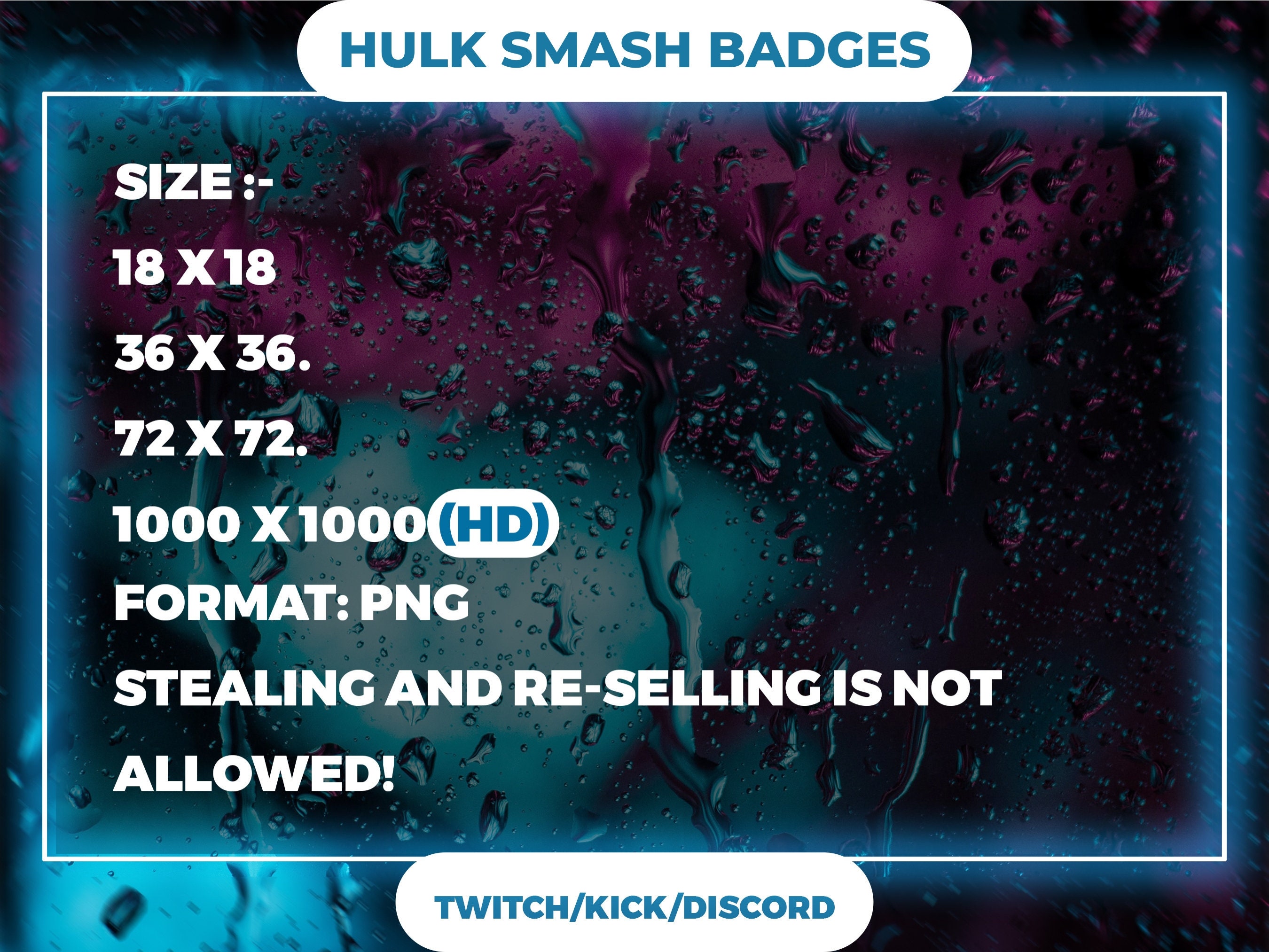 Hulk Smash Badges for Twitch | Instant Download! | Twitch Graphics ...