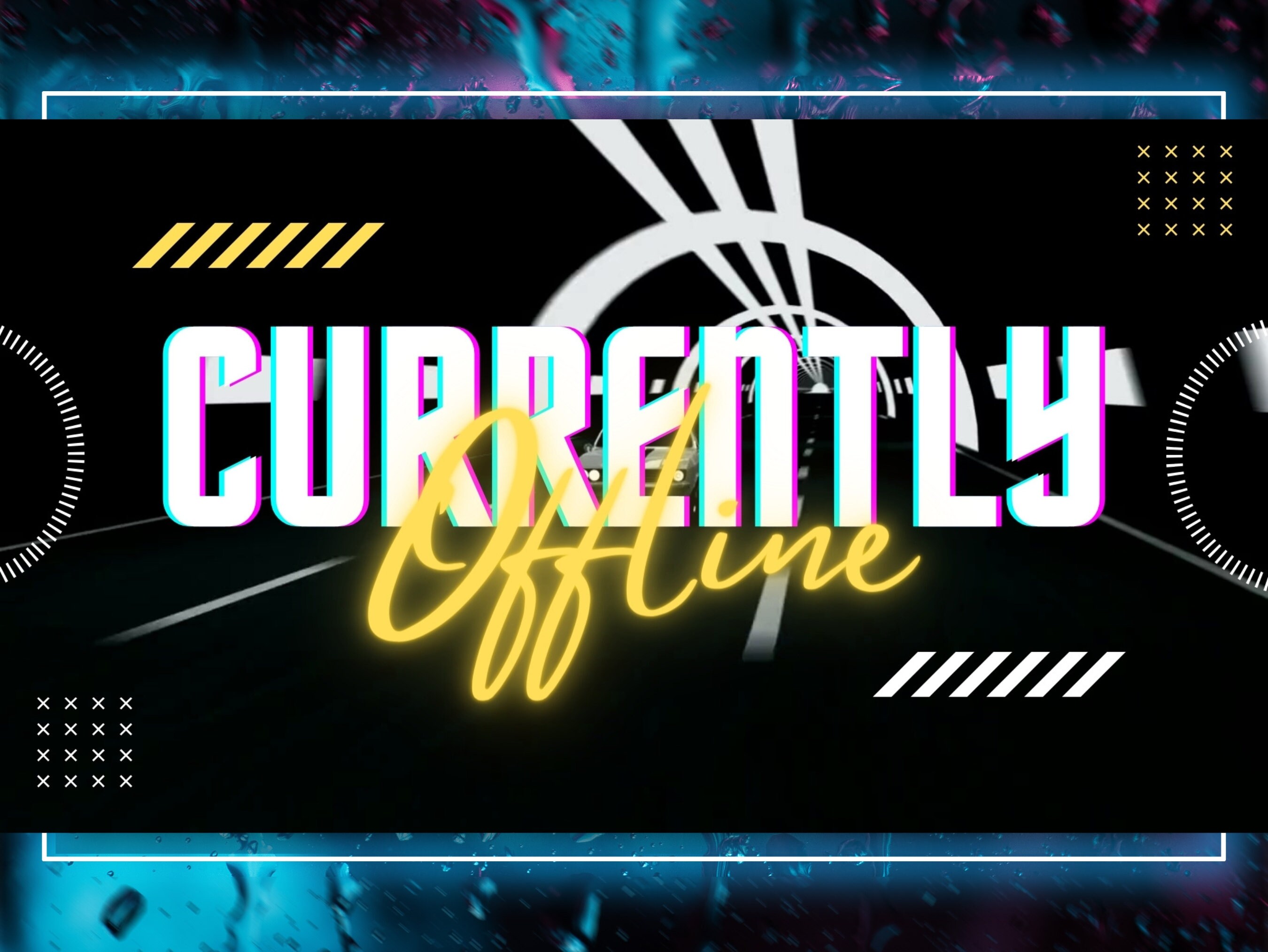 Animated 80's Mustang Twitch Overlay | Vintage Car Overlay Stream ...