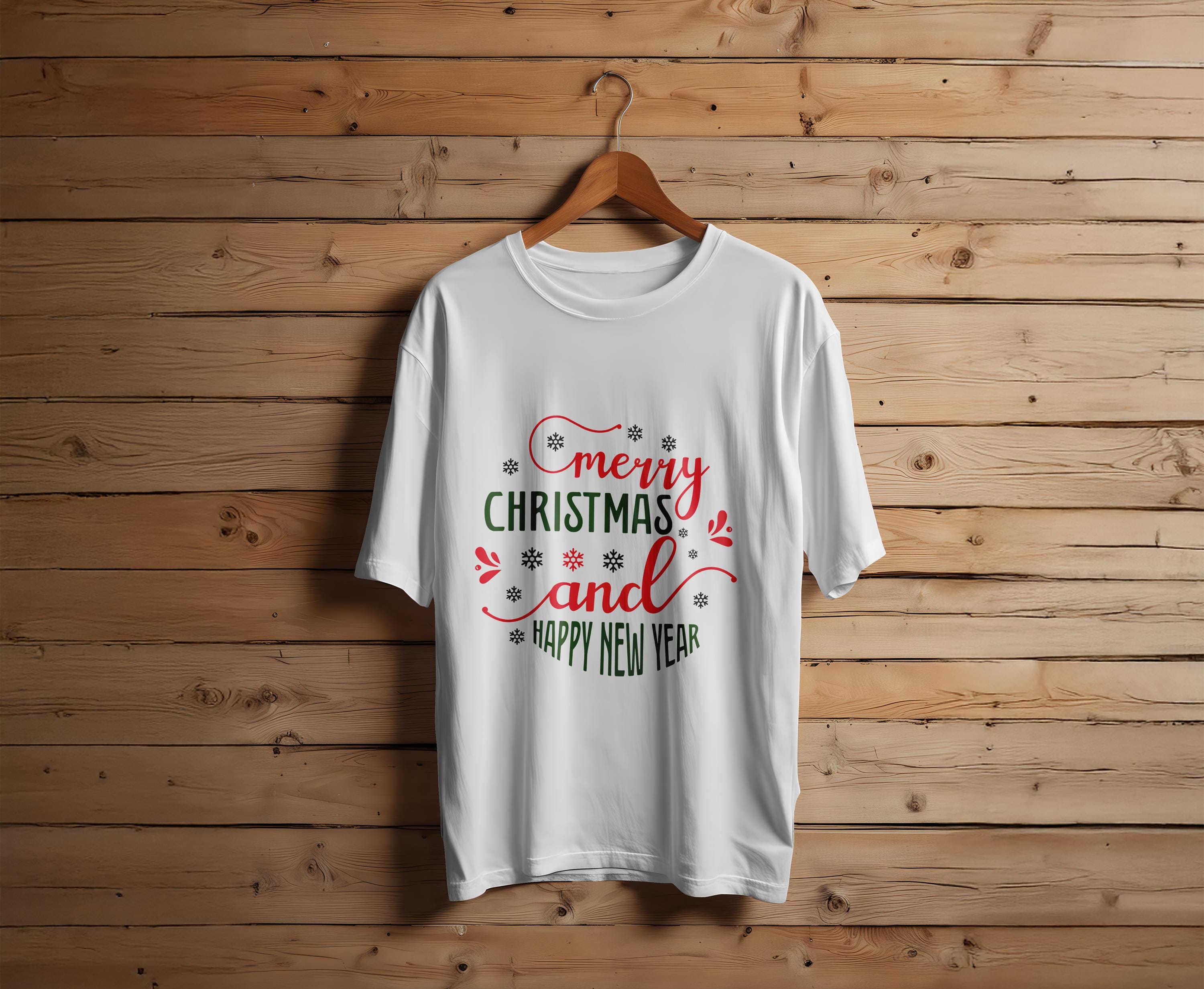 Merry Christmas & Happy New Year SVG, Xmas Quotes, Wishing You a Merry ...