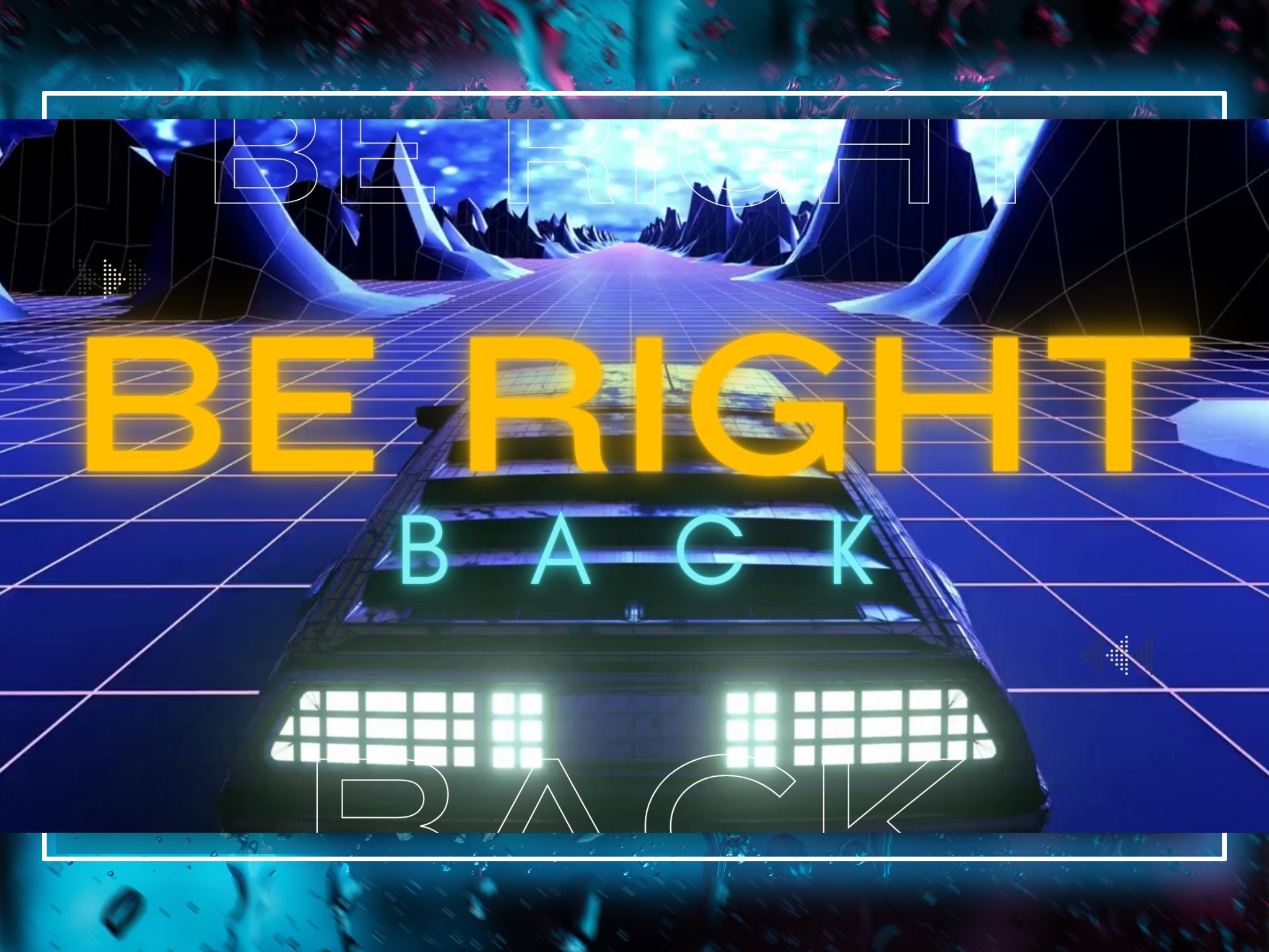 Twitch Animated Retro Car Overlay for Starting Soon, Stream Ending, and ...