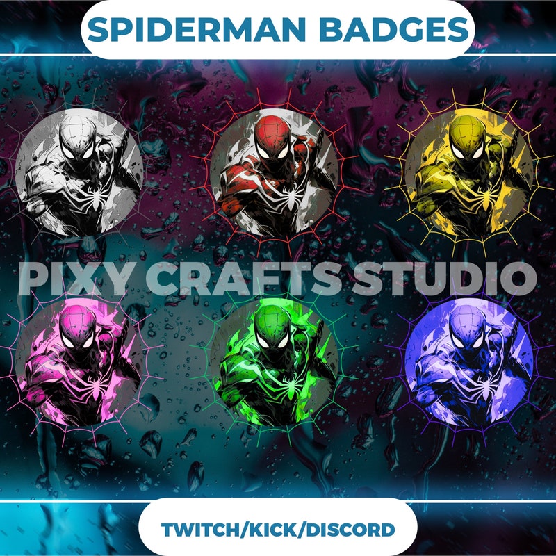 Spiderman Stream Overlay - Etsy