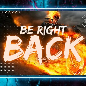 Animated Ghost-rider Stream Package | Gaming Overlay | Skeleton Design ...