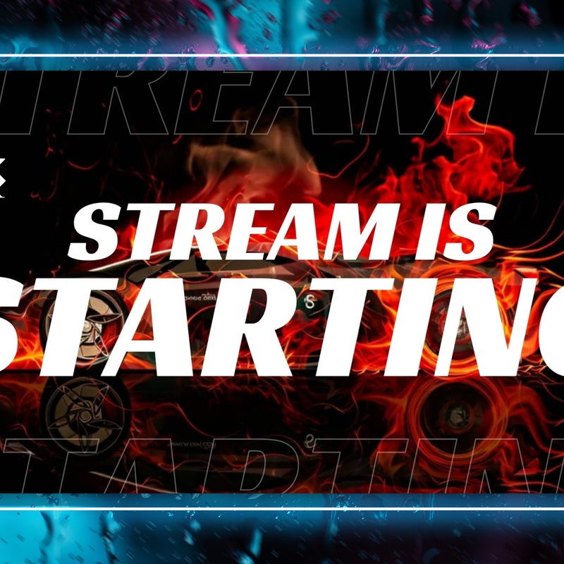 Racing Stream Overlay - Etsy
