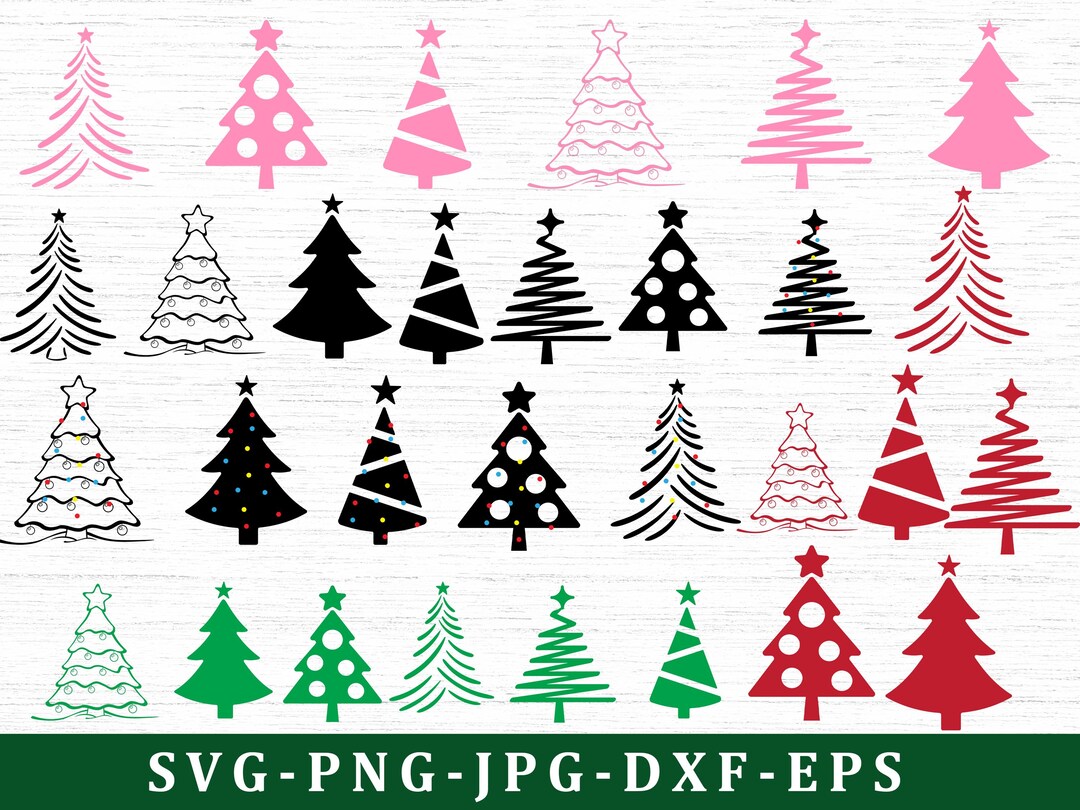 Christmas Tree Svg, Holiday Tree Svg, Festive Christmas Tree, Xmas Tree ...