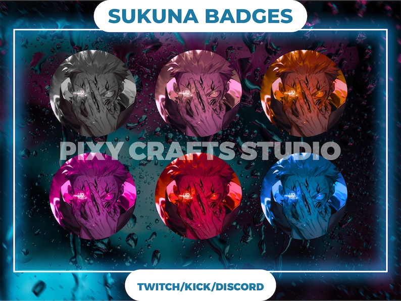 Suk-una Twitch Badges | Stream Sub & Bit Badges | Manga Bit Badges ...