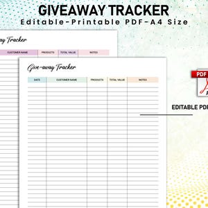 Giveaway Template, Contest Organizer, Sweepstakes Management Tool ...