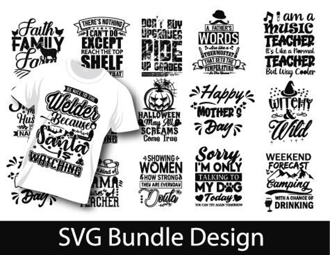 Typography Svg Design, Typography Designs, Digital Prints PNG, Trendy ...