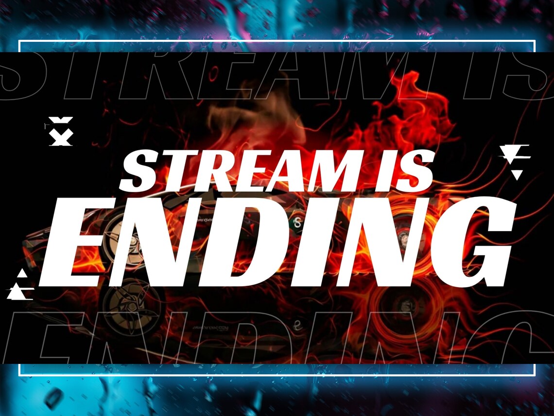 Car Animated Stream Package / Racing Aesthetic / Cars Theme / Fire ...