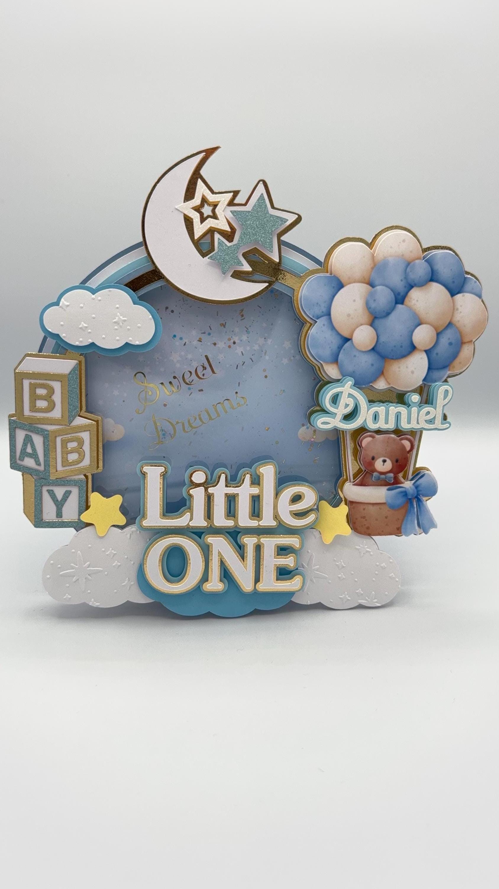 Baby Shower Cake Topper: 3D Party Decoration With LED Lights - Etsy