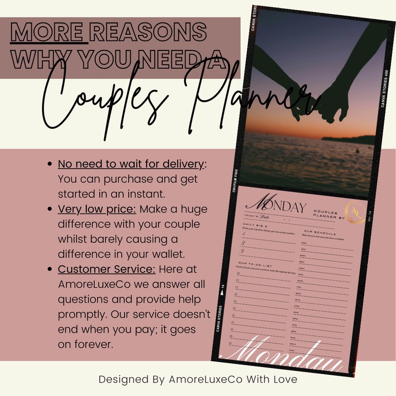 Instant Download, Couples Planner, Relationship Planner, Planner ...