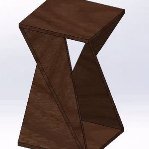 DIY Side Table Plans | End Table | Modern Home Decor | Accent Furniture ...