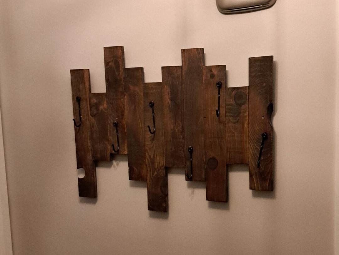 DIY Coat Rack Plans | Rustic Farm House Decor - Etsy