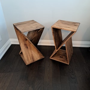 DIY Side Table Plans | Package Deal X2 Tables Plans | Modern Home Decor ...