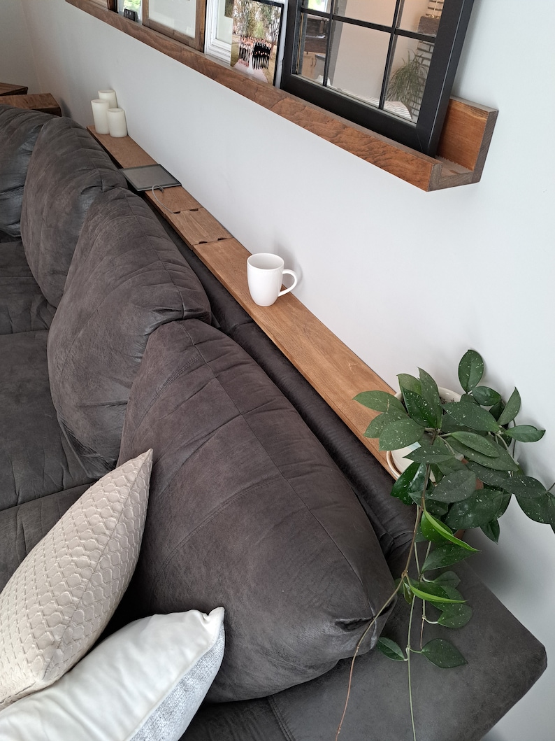 Behind Coach Table - DIY Plans | With Outlet and Cable Storage Location ...