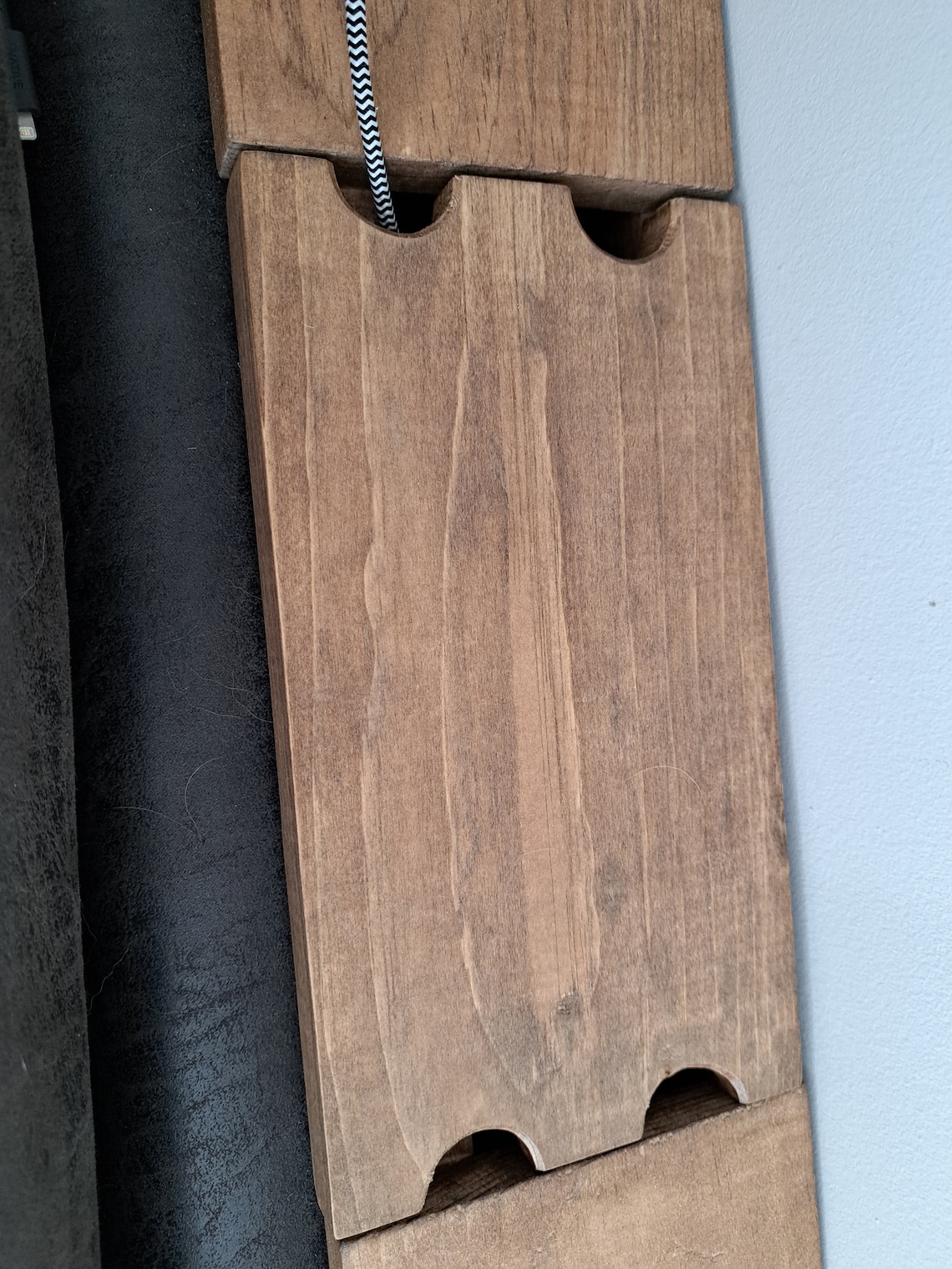 Behind Couch Table - DIY Plans | With Outlet and Cable Storage Location ...
