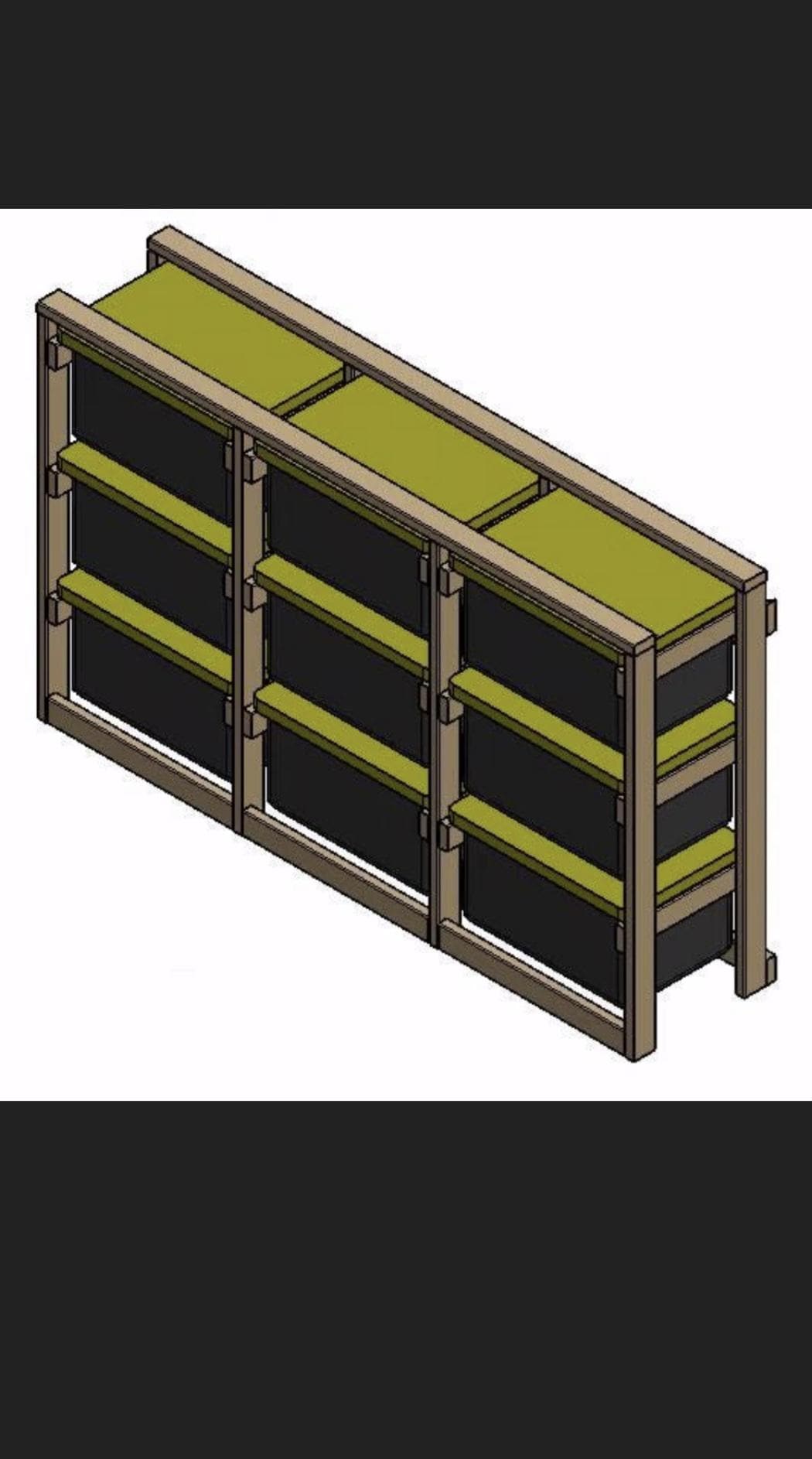 27 Gal Tote Storage Racks - X2 Layouts Included | DIY Plans | Simple ...