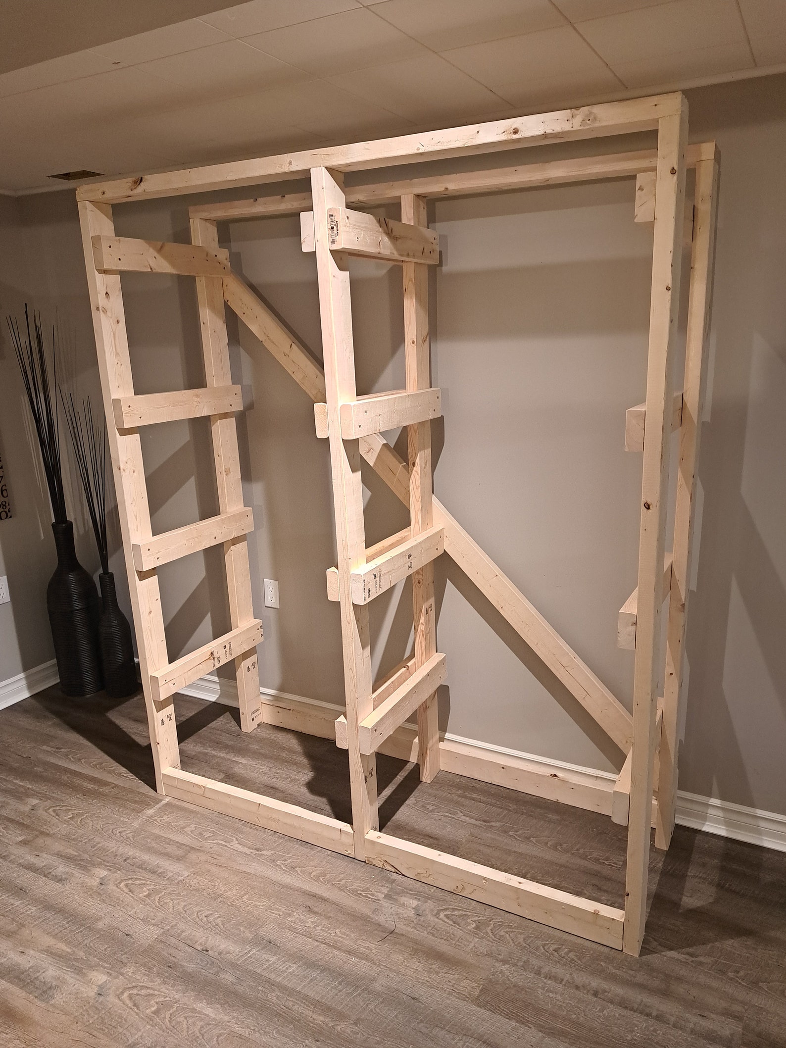 Tote Storage Rack - DIY Plans - 27 Gallon/ 102L Totes | Garage ...