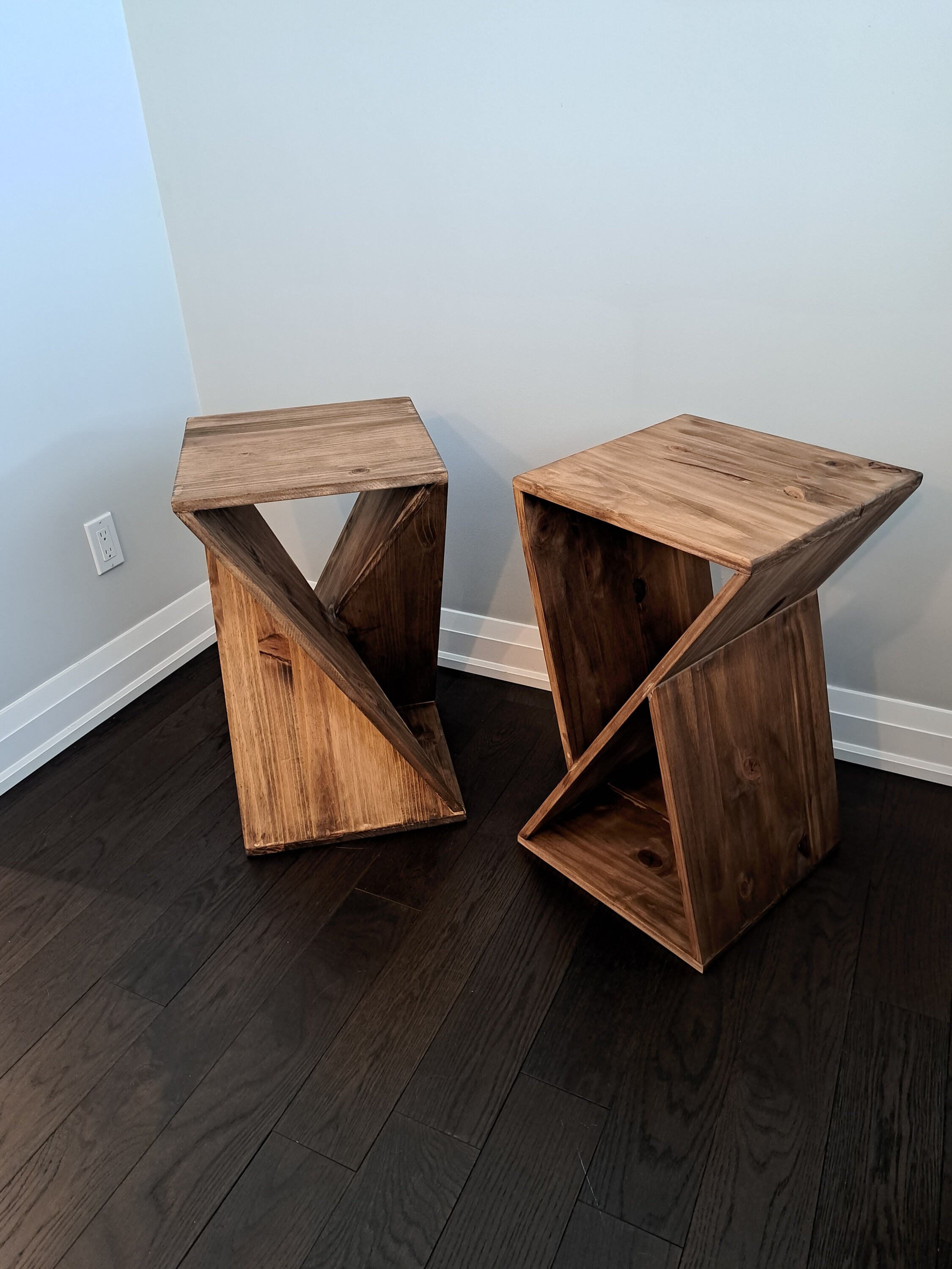 DIY Side Table Plans | Package Deal X2 Tables Plans | Modern Home Decor ...